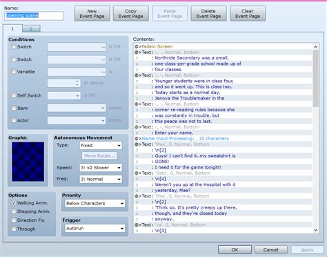 Character Not Moving After Event Rpg Maker Forums