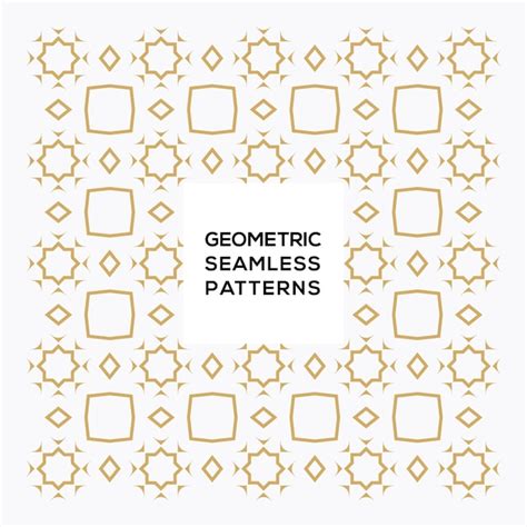 Premium Vector Seamless Geometric Star Pattern Illustration Design