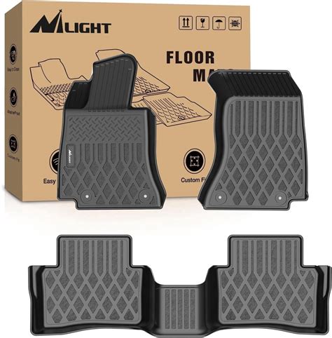 Nilight Tpe Floor Mats For Mercedes Benz C Class Sedan C300 C350e C400