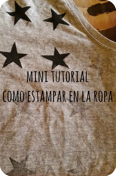 Mini Tutorial Como Estampar Camisetas Patypeando Un Blog Muy DIY
