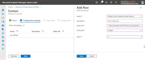 all about microsoft intune configuring azure ad kerberos