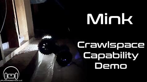 Crawlspace Inspection Robot Demo Mink Inspection Crawler