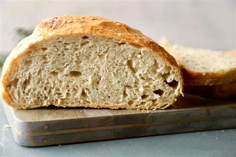 Homemade Artisan No Knead Bread The Chunky Chef