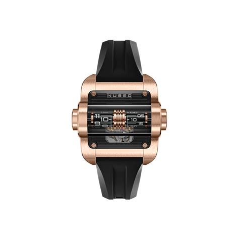 Nubeo Continuum Black Dial Mens Watch Nb 6137 04 194595082074