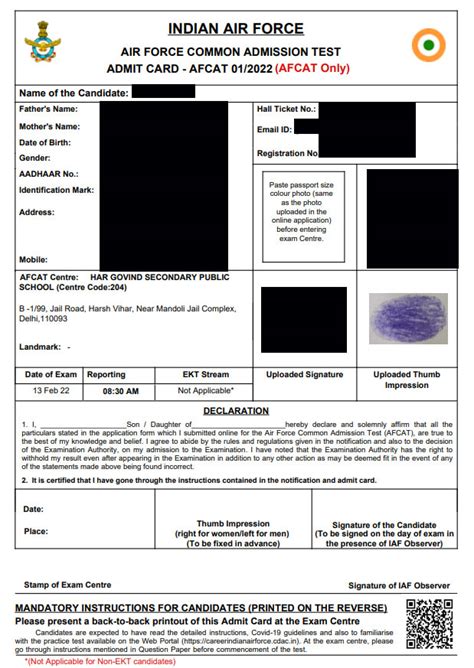 AFCAT Admit Card Out Now