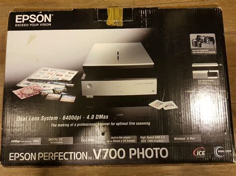 Epson Perfection V Photo And Film Scanner Photography Video