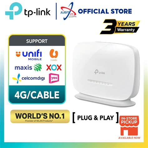 Tp Link Tl Mr105 Mr105 300mbps Wireless N 4g Lte Router Plug A Sim Card