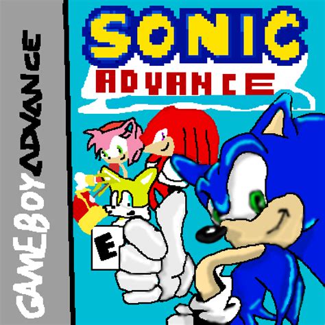 Pixilart Sonic Advance Box Art By Sonicmania29