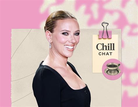 Scarlett Johansson On The Outsets Lip Oasis And More