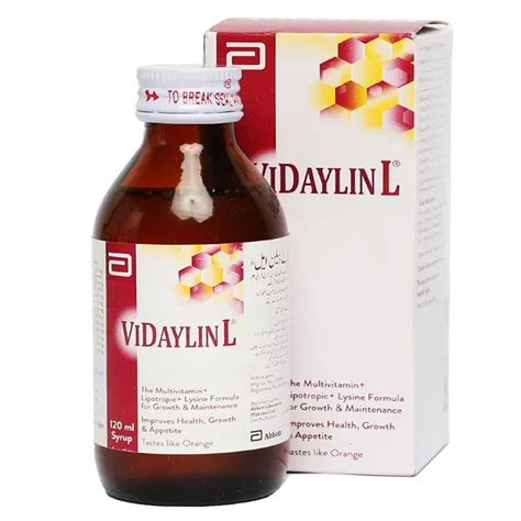 Buy Abbott Vidaylin L Syrup 120ml Online In Pakistan My Vitamin