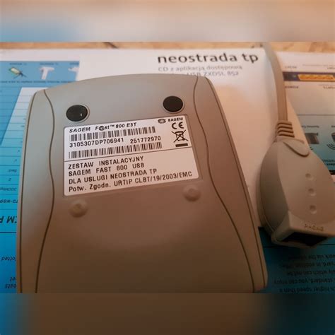 Modem neostrada Sagem Fast 800 Krużlowa Niżna Kup teraz na Allegro