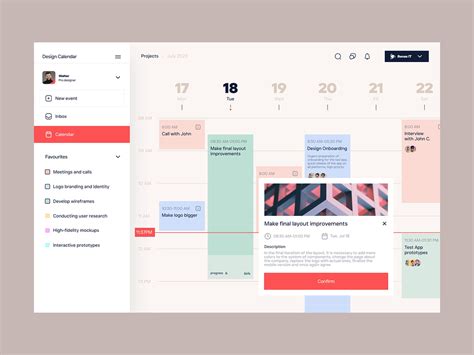 Calendar Ui Designs Themes Templates And Downloadable Graphic Elements On Dribbble