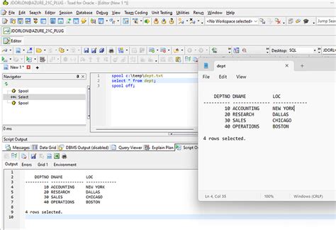 Spool In Toad Invalid SQL Statement Toad For Oracle DevOps Toolkit