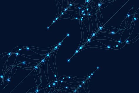 Абстрактный фон сетевого соединения Сетевой технологический фон с
