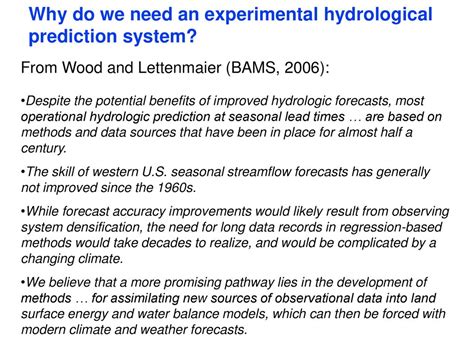 Drought Monitoring And Prediction Systems At The University Of Washington And Princeton