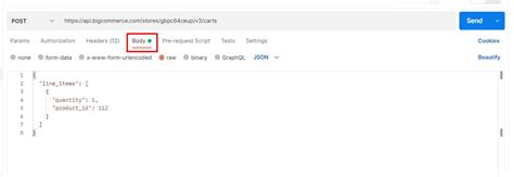Bigcommerce Api How To Create A Cart