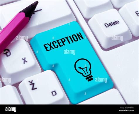 Inspiration Showing Sign Exception Conceptual Photo Person Or Thing