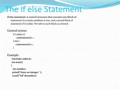 Simple If Else Statement Nesting Of If Else Statement Else If Ladder