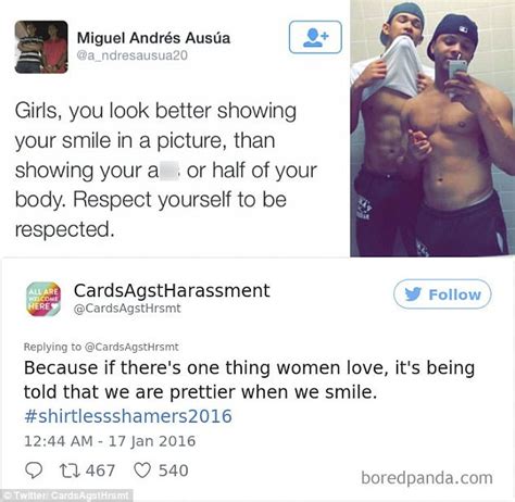 Twitter User Calls Out Hypocritical Sexist Men Online Daily Mail Online