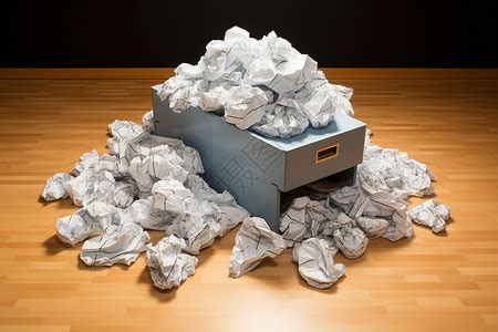 乱丢的废纸篓高清图片下载 正版图片600836072 摄图网