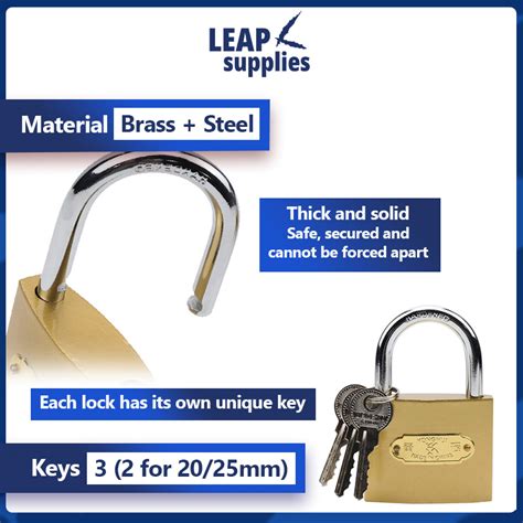 Yh Brass Lock Leapsupplies Singapore