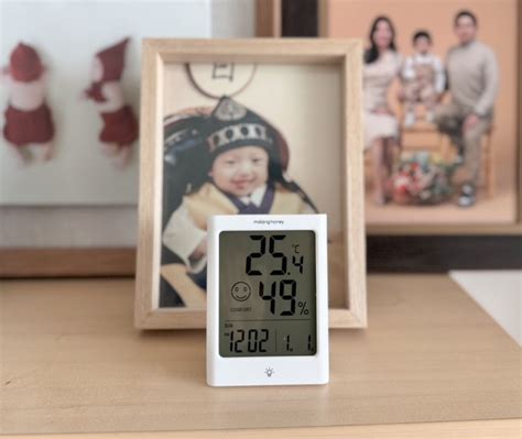 아기방 실내 적정 온도 습도 말랑하니 백라이트 신생아 온습도계 네이버 블로그