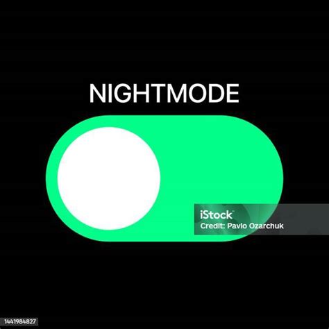 Vector Day Night Switch Mobile App Interface Design Concept Dark Mode