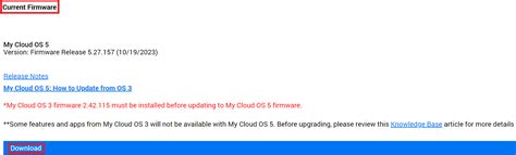 Steps To Update Firmware On My Cloud Os 5 Automatically Or Manually