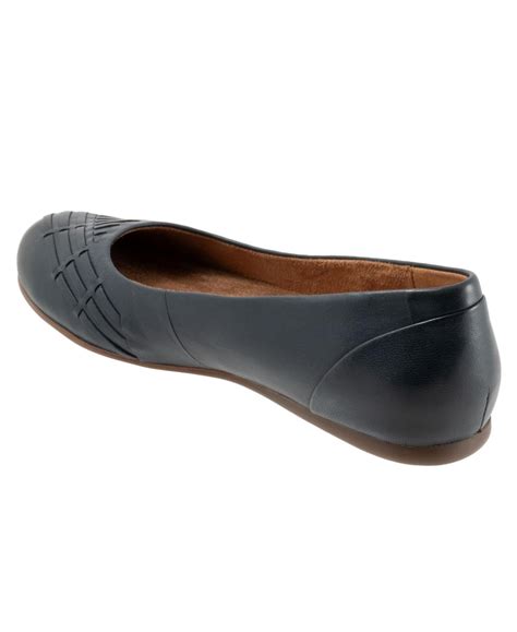 Rounded Toe Woven Flats Softwalk Womens Sonoma Weave Ballet Flats