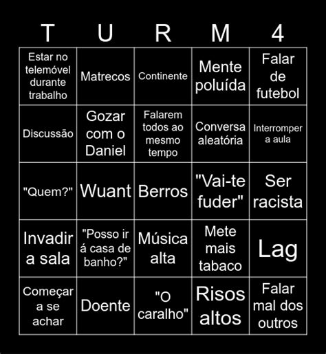 Class Bingo Card