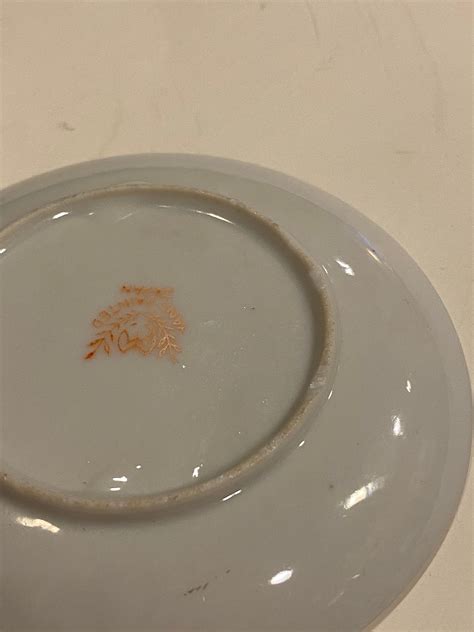 Vintage Moriyama Mori Machi Japan Demitasse Cup Saucer Set Of 3