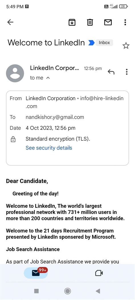 Nandakishor Y On Linkedin Heads Up Job Seekers Nandakishor Received