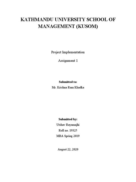 Pi Assignment 1 Pdf Small And Medium Sized Enterprises