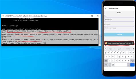 Php Postpassing Data Array In React Native Using Axios Not Caught By Endpoint ← Php React