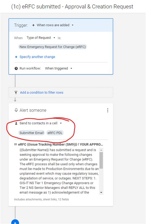 Automation Workflow Alert Someone Contact List Multiple Contacts