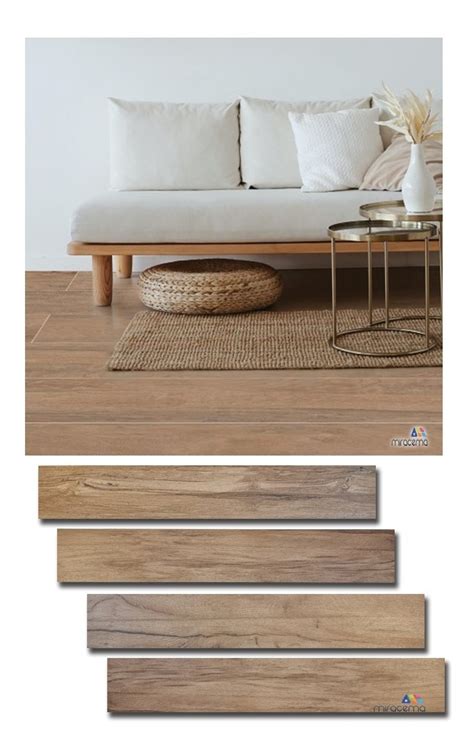 Porcelanato Simil Madera Rect Alberdi 20x80 Madison Brown MIRACEMA