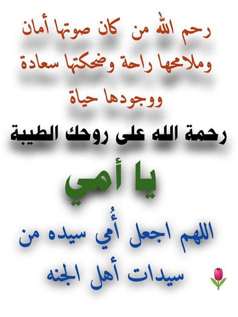 أمي الحبيبة وحشتيني