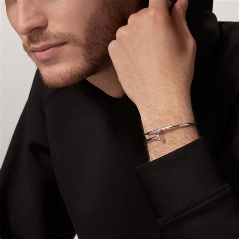 Crb Juste Un Clou Bracelet White Gold Cartier