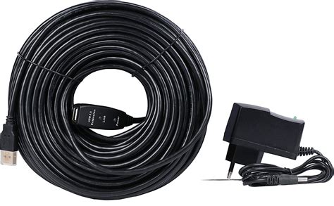 Mutecpower 20m Usb 20 Male To Female Cable With 2 Extension Chipsets