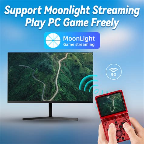 New 3 Color Anbernic Rg35xxsp Flip Game Console 3 5 Inch Screen Linux
