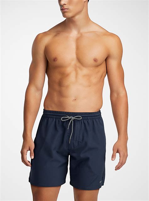 Charcoal Grey Stretch Swim Trunk Rhythm Mens Urban Swimwear Online