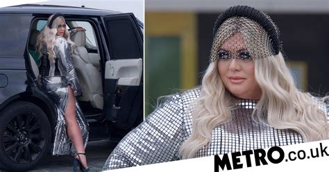Brits Awards 2021 Gemma Collins Leaves In Ripped Dress And Holding