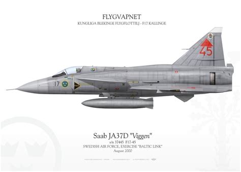 Saab Ja37d Viggen F17 45 Ik 220