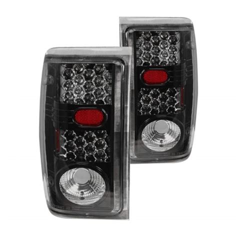 Winjet Ford Ranger Styleside Black LED Tail Lights
