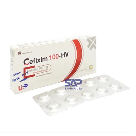 Cefixim 100 Hv H30v DƯỢc PhẨm Saphar Usa