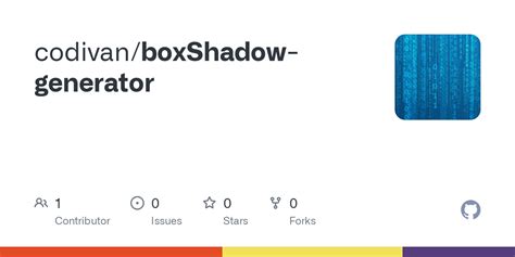 Github Codivanboxshadow Generator