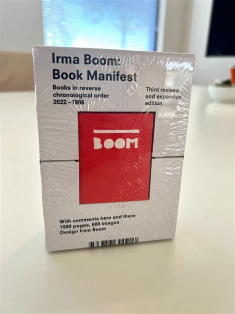 Signed Irma Boom Book Manifest 2022 Catawiki