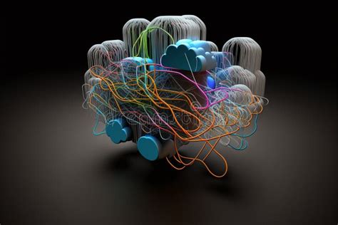 It Internet Cloud Computing Storage Technology Cyberspace Concept Ai