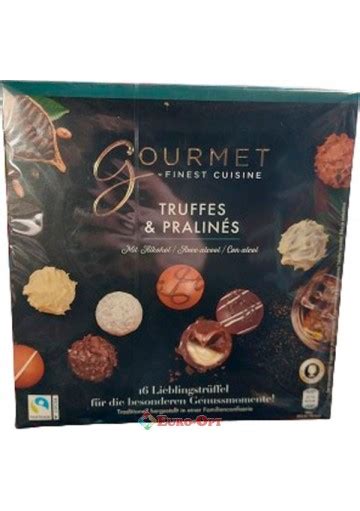Цукерки Шоколадні Трюфель Gourmet Truffes & Pralines mit Alkohol 200g ...