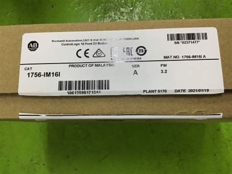 Allen Bradley 1756 Im16i Ser A ราคา 13 500 บาท